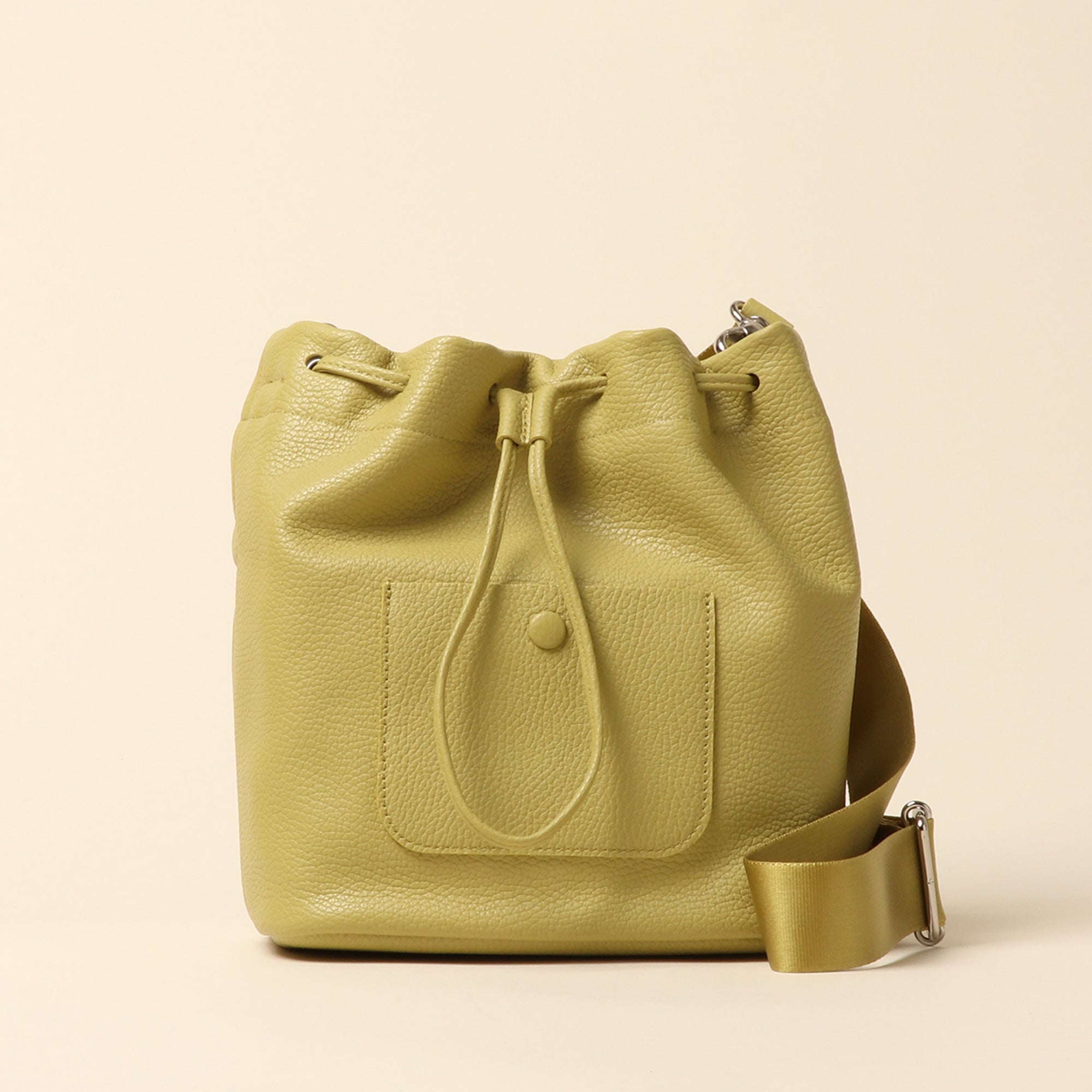 Drawstring shoulder / Pistachio | テーーマ teema