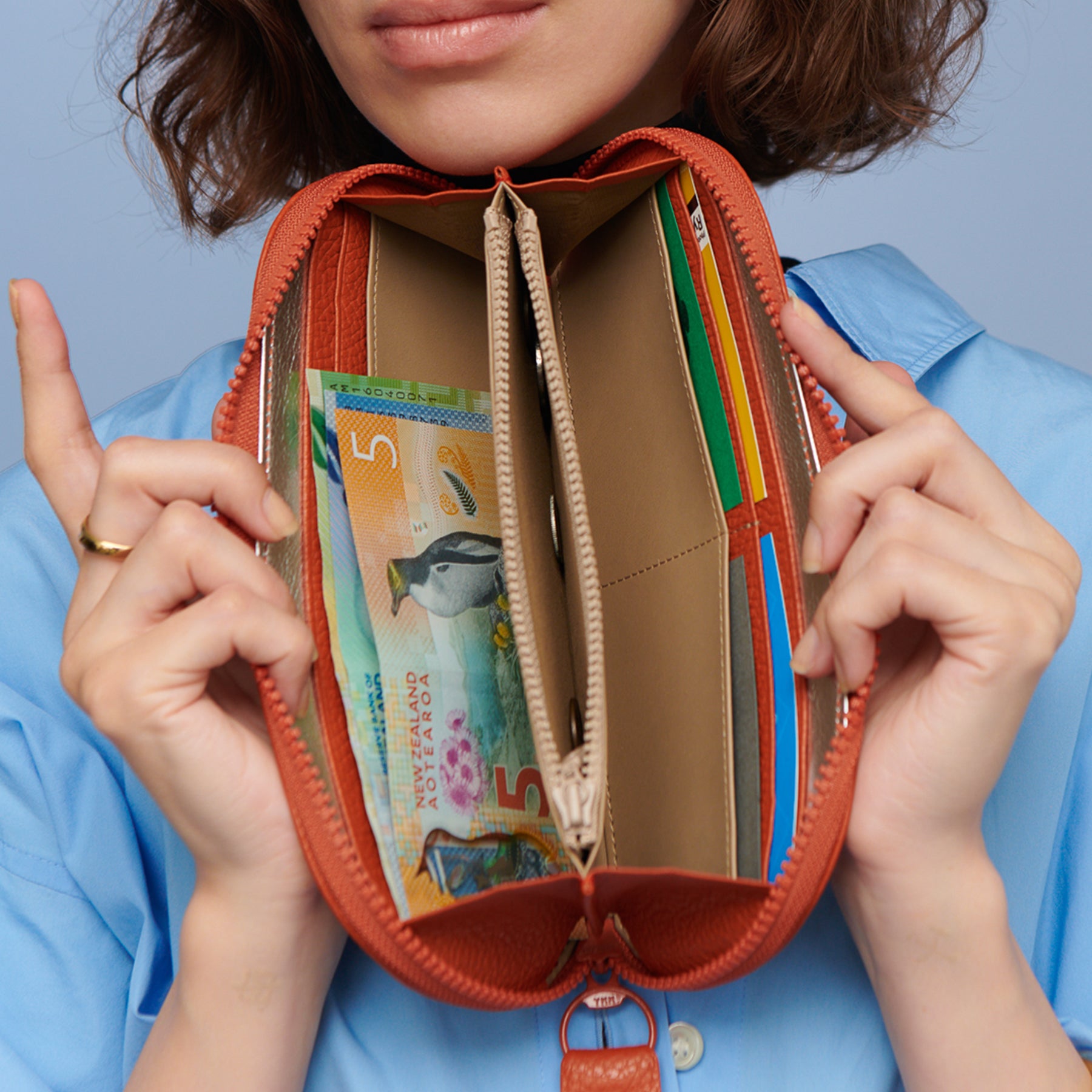 Round Wallet / Terracotta | テーーマ teema